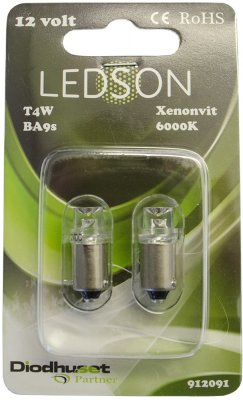 LED lampa BA9s (xenonvit) - Mr Tuning