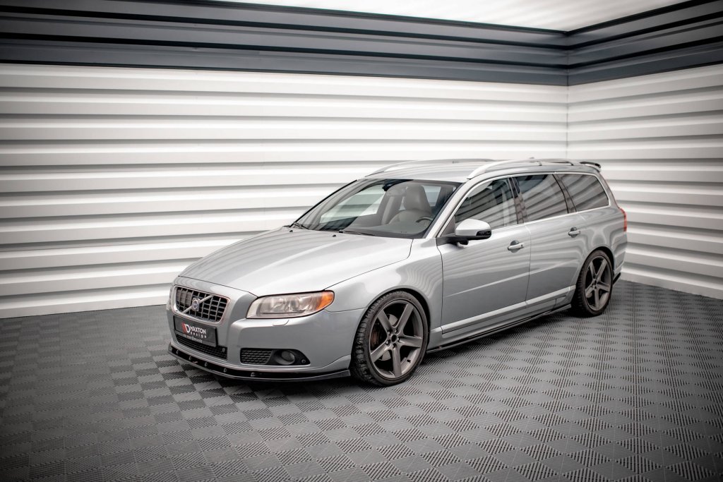 Sidokjolar diffusor blanksvart Volvo V70 fas2 (2008-2013) - Mr Tuning